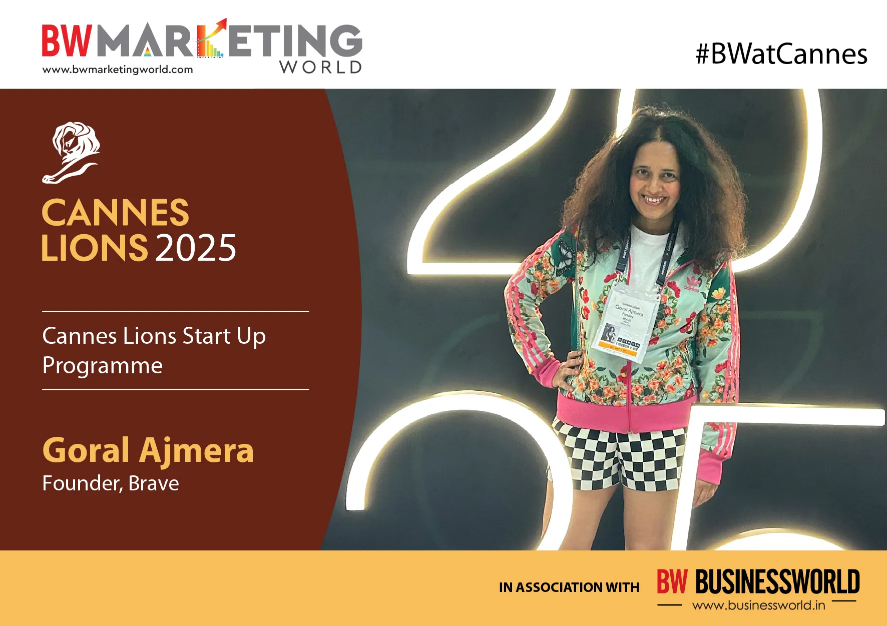 You Are Never Too Small To Be Brave, Says Goral Ajmera On Cannes Lions Start-up Experience - BW ...